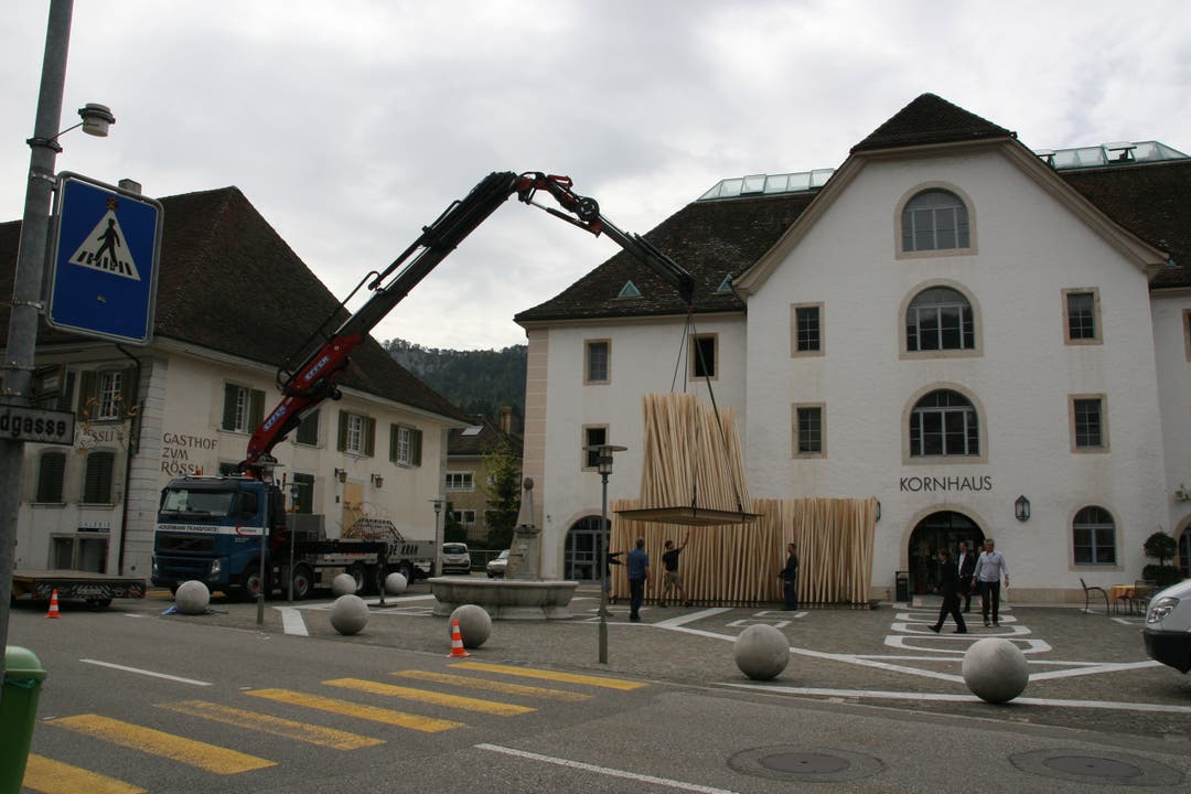Balsthal - Der «Holzweg Thal» präsentiert sich der Öffentlichkeit Balsthal - Der «Holzweg Thal» präsentiert sich der Öffentlichkeit